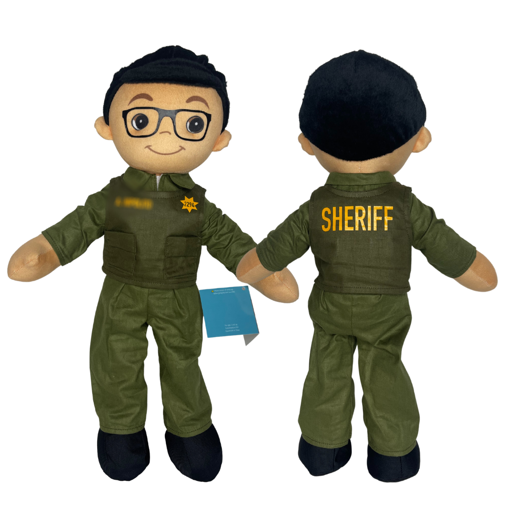 SHERIFF DOLL I CUSTOM SHERIFF DOLLI POLICE DOLL I DADDY DOLL I HEARTS ...