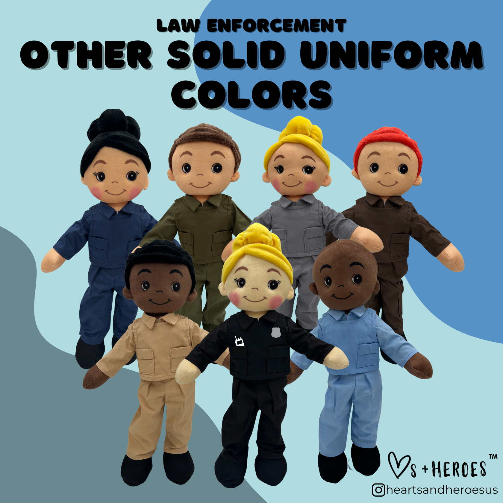 Police Doll I Mom Doll I Dad Doll I Public Safety Doll Online - Hearts ...