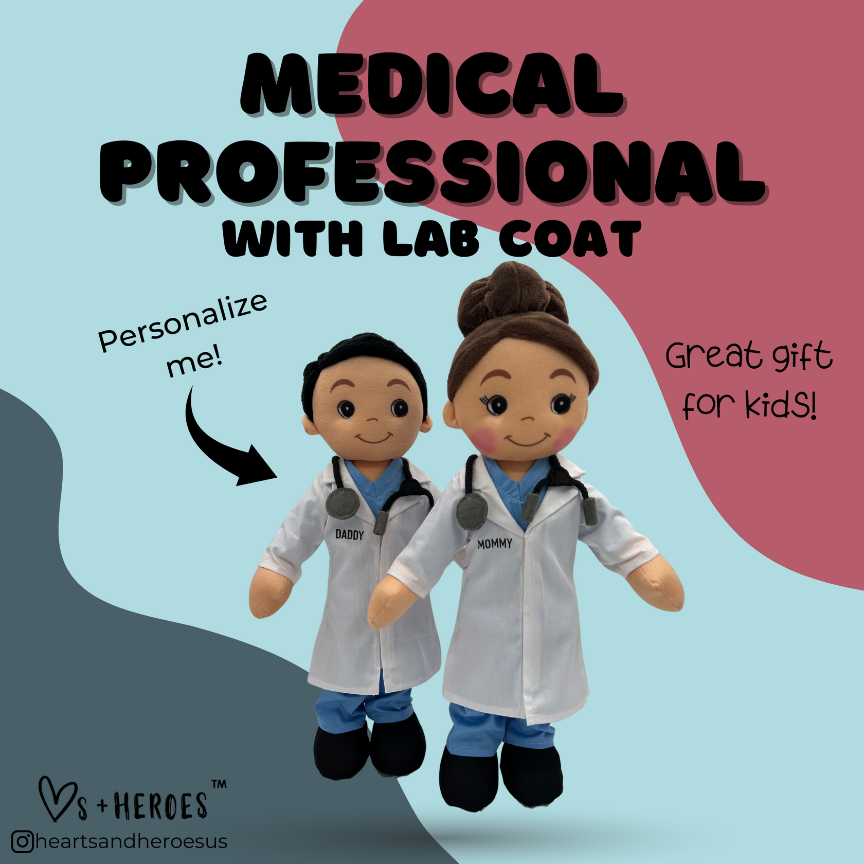 Doctor Doll I Custom Medical Dolls | Nurse Doll - Hearts + Heroes ...
