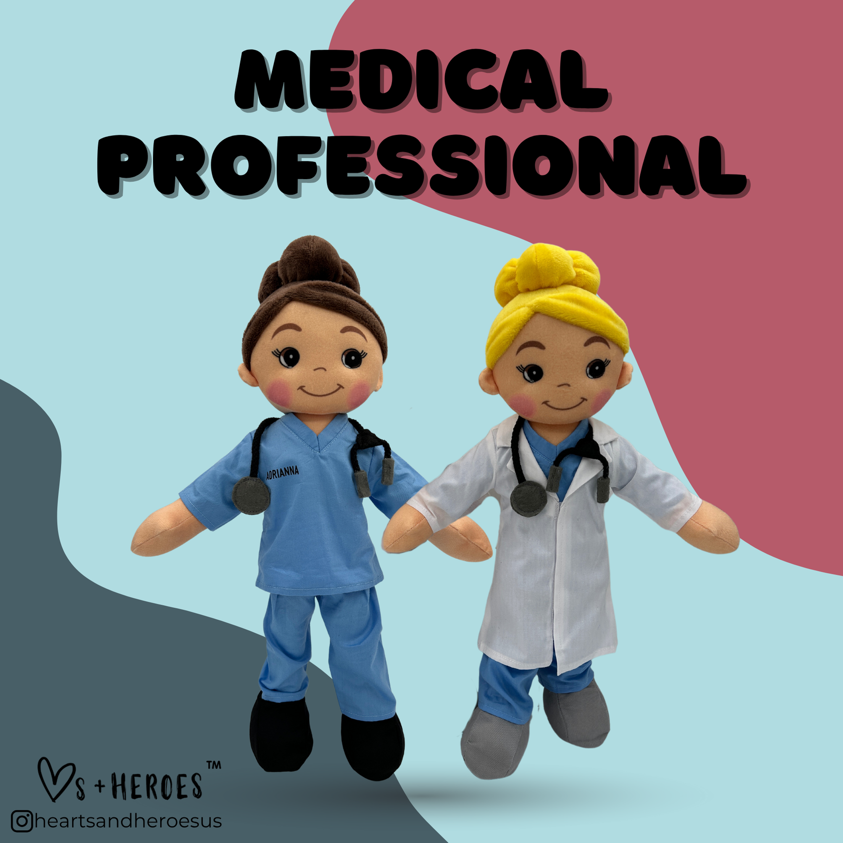 Doctor Doll I Custom Medical Dolls | Nurse Doll - Hearts + Heroes ...