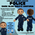 Police Doll I Mom Doll I Dad Doll I Public Safety Doll Online - Hearts ...