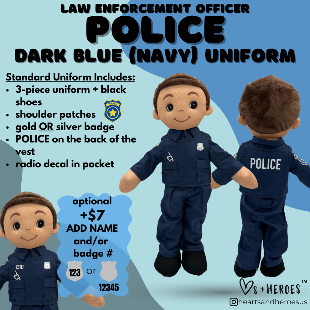 Police Doll I Mom Doll I Dad Doll I Public Safety Doll Online - Hearts ...
