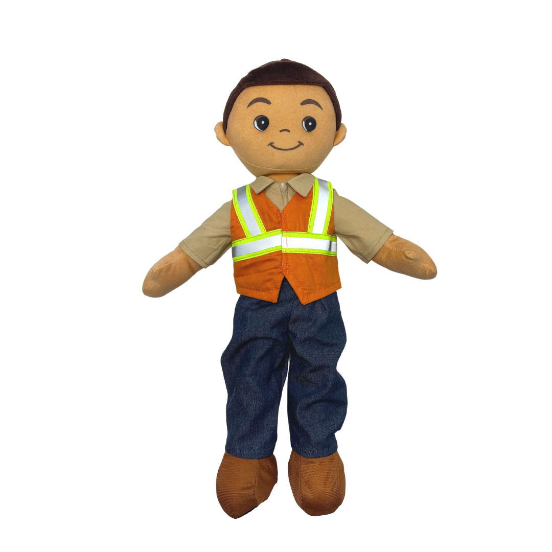 Construction Worker Doll I Personalized Doll I Daddy Doll I Mommy Doll ...